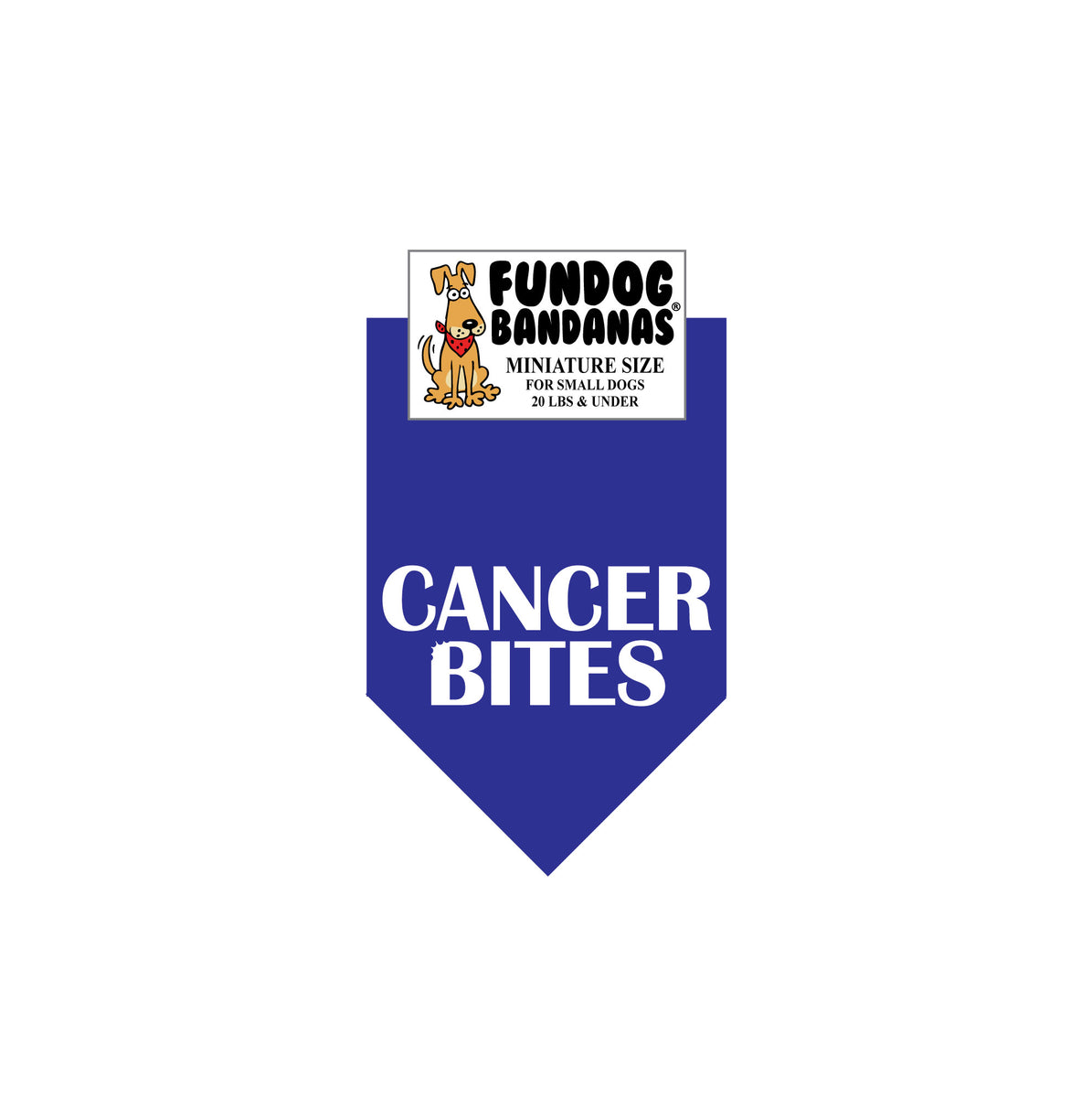 Cancer Bites Bandana - Limited Edition – FunDog Bandanas (DogPerk)