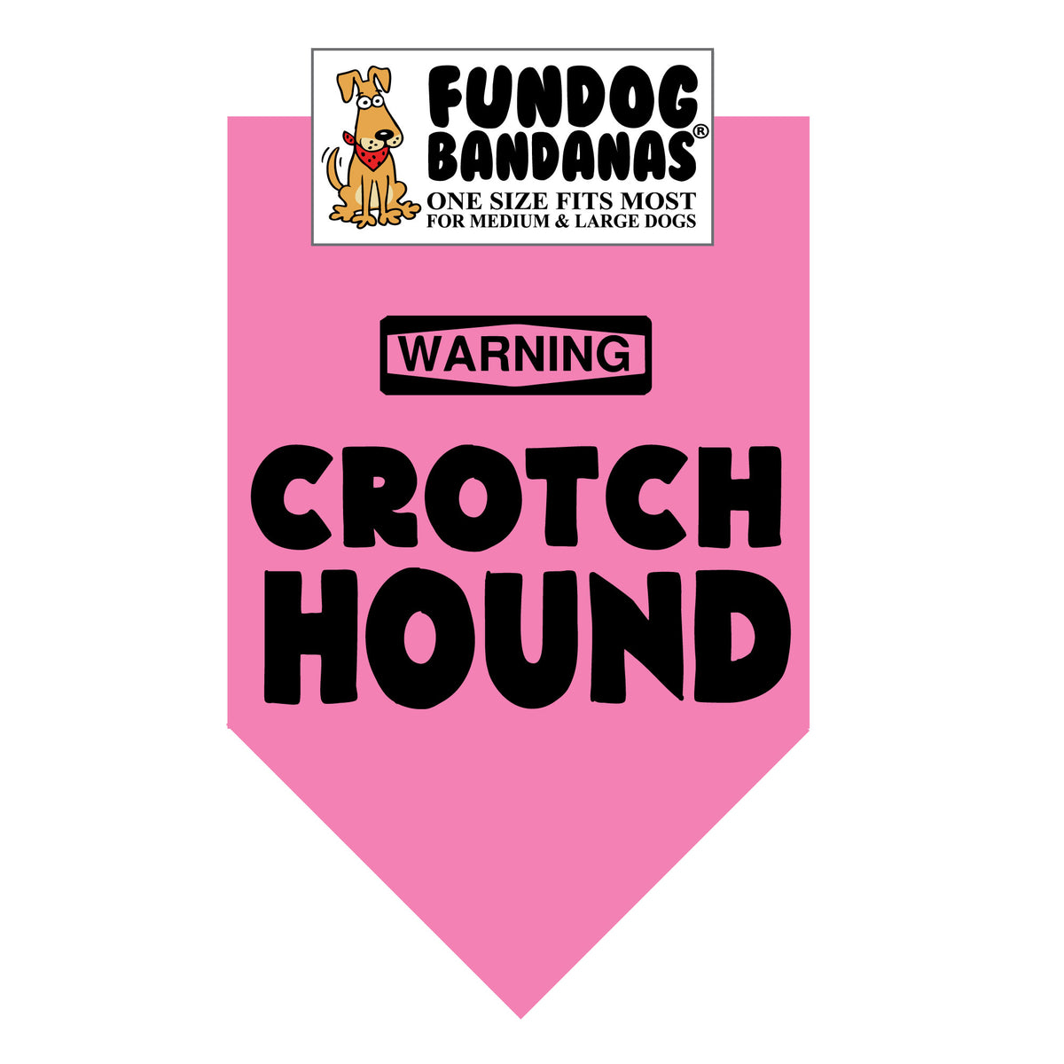 CROTCH HOUND Bandana – FunDog Bandanas (DogPerk)