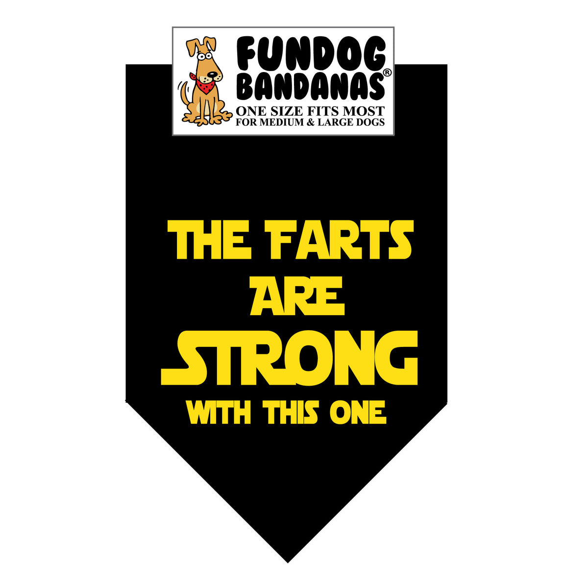 The Farts are Strong with this One Bandana (Paw Wars) – FunDog Bandanas ...