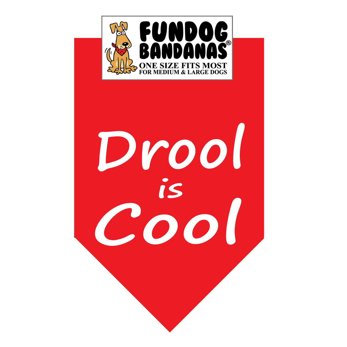Wholesale Pack - Drool Is Cool Bandana - Assorted Colors – FunDog ...