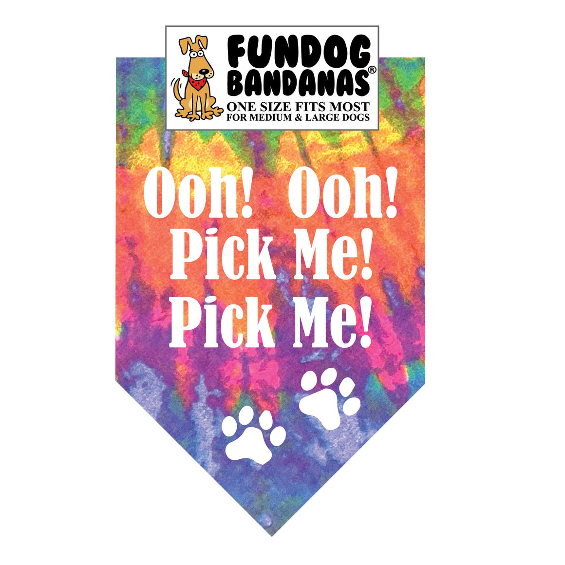 Wholesale Pack - Ooh Ooh! Pick Me! Pick Me Bandana – FunDog Bandanas ...